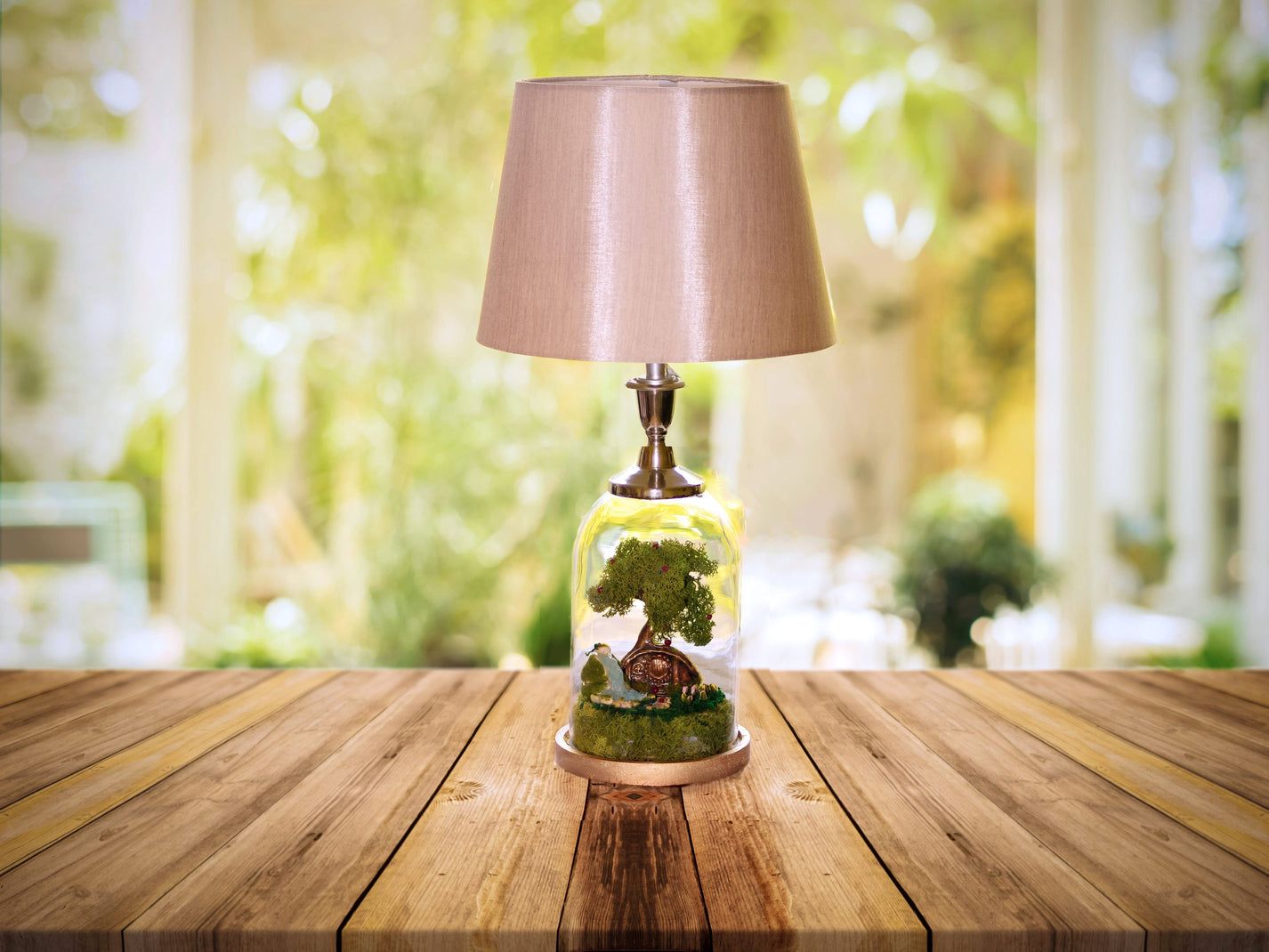 Hobbit Table lamp | Glass Cloche lamp | Lord of The Rings lamp ...