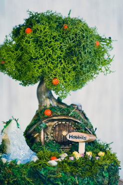 Hobbit Table lamp | Glass Cloche lamp | Lord of The Rings lamp ...