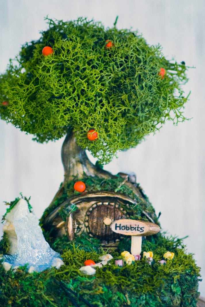 Hobbit Table lamp | Glass Cloche lamp | Lord of The Rings lamp ...