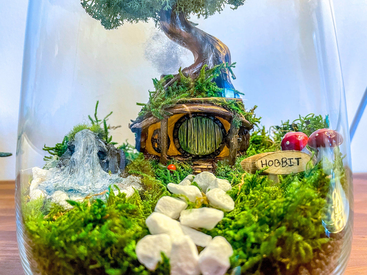 D.I.Y Terrarium, Moss Terrarium, Hobbit House Terrarium | Rishstudio ...