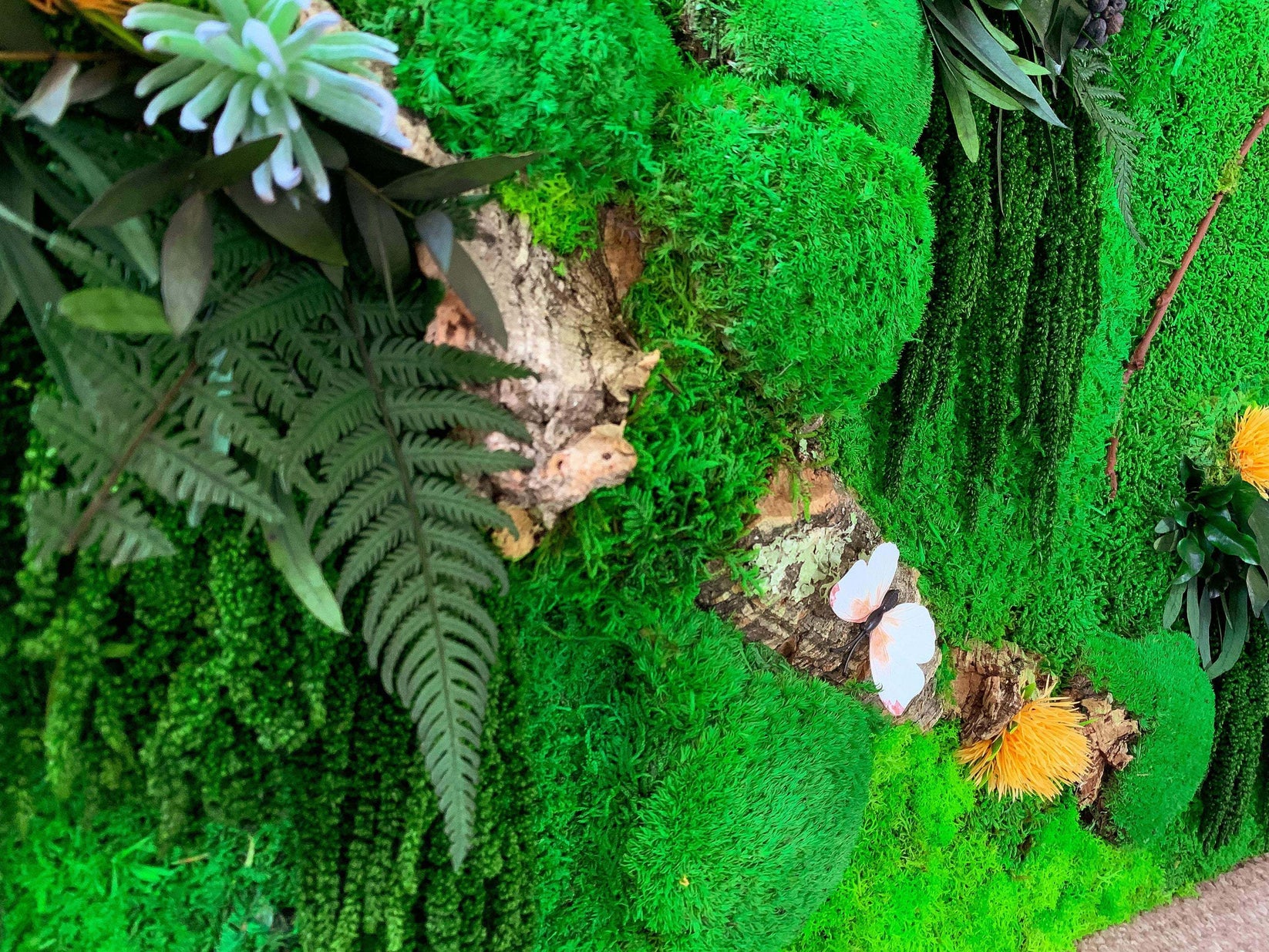 Bespoke Moss Wall, Moss Wall Art, Green Wall Art, biophilic design ...